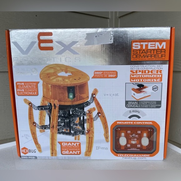 Vex Toys Nw 99 Vex Robotics Spider Motorized Rc Giant Walking Robot